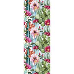 Vinyltapete queence "Irma", bunt, B:0,9m L:2,5m, Vinyl, Tapeten, 90x250cm, selbstklebend, kinderleichte Anbringung,, Sticker