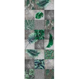Vinyltapete queence "Easai", gr&uuml;n, B:0,9m L:2,5m, Vinyl, Tapeten, 90x250cm, selbstklebend, kinderleichte Anbringung,, Sticker
