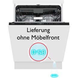 Amica vollintegrierbarer Geschirrsp&uuml;ler "EGSPV 596 400", Energieeffizienz: A (A-G), silber, B:60cm H:81,5cm T:55cm, Geschirrsp&uuml;ler, Sparsam, smart und flexibel &ndash; dein moderner Sp&uuml;lheld