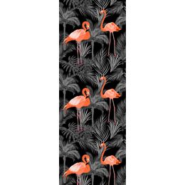 Vinyltapete queence "Francis", schwarz, B:0,9m L:2,5m, Vinyl, Tapeten, 90x250cm, selbstklebend, kinderleichte Anbringung,, Sticker