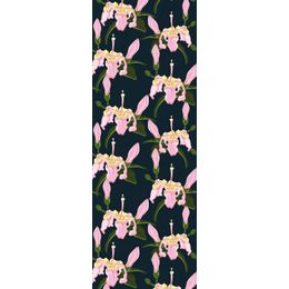 Vinyltapete queence "Hermine", bunt, B:0,9m L:2,5m, Vinyl, Tapeten, 90x250cm, selbstklebend, kinderleichte Anbringung,, Sticker