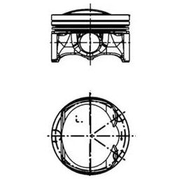 KOLBENSCHMIDT Kolben 40251600 f&uuml;r VW AUDI 06H107065F 06J107065AG 06H107065BK