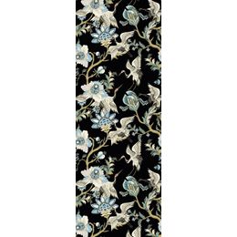 Vinyltapete queence "Elis", schwarz, B:0,9m L:2,5m, Vinyl, Tapeten, 90x250cm, selbstklebend, kinderleichte Anbringung,, Sticker