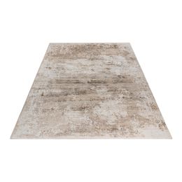 Teppich Obsession "My Noblesse 808", grau (taupe), B:120cm H:7mm L:170cm, Polyester, Teppiche, Teppich, modernes Design, Wohnzimmer