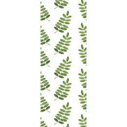 Vinyltapete queence "Tropische Bl&auml;tter-Gr&uuml;n", bunt, B:0,9m L:2,5m, Vinyl, Tapeten, 90x250cm, selbstklebend, kinderleichte Anbringung,, Sticker