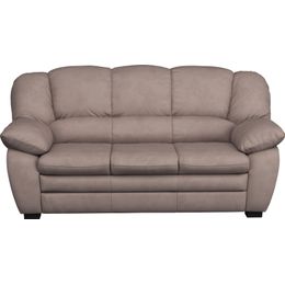 2,5-Sitzer COTTA "Casino", mud, B:191cm H:88cm T:92cm, 100% Polyester, Sofas, Polstergarnitur, auch als Set erh&auml;ltlich