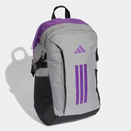 Rucksack adidas Performance "ADIDAS POWER", ch solid grau, active lila, Rucks&auml;cke, Obermaterial: 100% Polyester, Rucksack