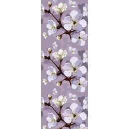 Vinyltapete queence "Callum", lila, B:0,9m L:2,5m, Vinyl, Tapeten, 90x250cm, selbstklebend, kinderleichte Anbringung,, Sticker
