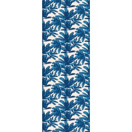 Vinyltapete queence "Corey", blau, B:0,9m L:2,5m, Vinyl, Tapeten, 90x250cm, selbstklebend, kinderleichte Anbringung,, Sticker