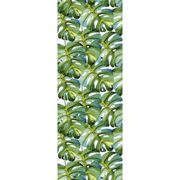 Vinyltapete queence "Brad", gr&uuml;n, B:0,9m L:2,5m, Vinyl, Tapeten, 90x250cm, selbstklebend, kinderleichte Anbringung,, Sticker