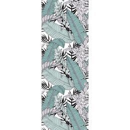 Vinyltapete queence "Jonna", wei&szlig;, B:0,9m L:2,5m, Vinyl, Tapeten, 90x250cm, selbstklebend, kinderleichte Anbringung,, Sticker