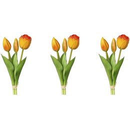 Kunsttulpe OTTO HOME "Tulpenbund", rosa, H:20,5cm, Kunststoff, Kunstpflanzen