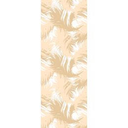 Vinyltapete queence "Ford", beige (gelb), B:0,9m L:2,5m, Vinyl, Tapeten, 90x250cm, selbstklebend, kinderleichte Anbringung,, Sticker