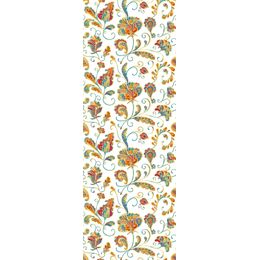 Vinyltapete queence "Luisa", bunt, B:0,9m L:2,5m, Vinyl, Tapeten, 90x250cm, selbstklebend, kinderleichte Anbringung,, Sticker