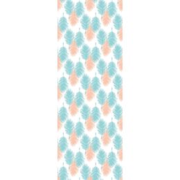 Vinyltapete queence "Taha", orange, B:0,9m L:2,5m, Vinyl, Tapeten, 90x250cm, selbstklebend, kinderleichte Anbringung,, Sticker