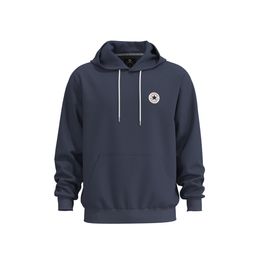 Kapuzensweatshirt Converse "CHUCK PATCH HOODIE", Herren, Gr. XXL, navy, Obermaterial: 80% Baumwolle, 20% Polyester, Sweatshirts, mit Kapuze, sportlicher Stil, f&uuml;r aktive Freizeitgestaltung