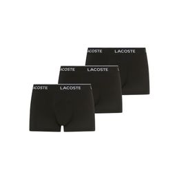 Trunk Lacoste, Herren, Gr. XXL, schwarz, Jersey, Obermaterial: 95% Baumwolle, 5% Elasthan, unifarben, figurbetont, Unterhosen, mit Lacoste-Schriftzug am Bund