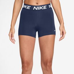 Trainingstights Nike "W NP DF 365 MR 5IN SHORT USM", Damen, Gr. XL, N-Gr, midnight nav, Obermaterial: 83% Polyester, 17% Elasthan, Hosen, schnell trocknendes Material, atmungsaktiv, bequemer Sitz