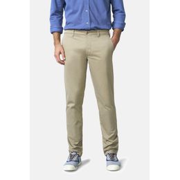 Chinos MEYER "M5 Move 1-6024", Herren, Gr. 32, L&auml;nge 34, stein, 96% Baumwolle, 4% Elasthan, unifarben, regular fit lang, Hosen, mit Stretchbund