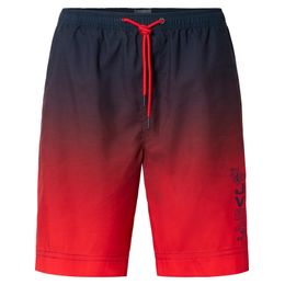 Badeshorts Jan Vanderstorm "Badeshorts WERENFRIED", Herren, Gr. 4XL, weit, rot, Obermaterial: 100% Polyester COOLMAX(R) PES(Coolmax)., Badehosen Badeshorts