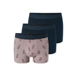 Boxer Schiesser "95/5 Multipacks", Damen, Gr. 10, 926, sonstiges, Single Jersey, Obermaterial: 95% Baumwolle, 5% Elasthan, k&ouml;rpernah, Unterhosen, ohne Eingriff, softer Logo-Webgummibund