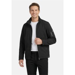 Outdoorjacke NEW CANADIAN, Gr. 28, schwarz, 100% Polyester, unifarben, kurz, hoch geschlossener Ausschnitt, Jacken Outdoorjacke, mit wasserabweisender Beschichtung