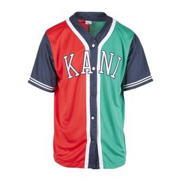 Karohemd Karl Kani "Karl Kani Herren", Herren, Gr. XS, US-Gr&ouml;&szlig;en, rot, 100% Polyester, normal, Hemden Karohemd
