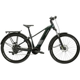 E-Bike KROSS "Influx Hybrid SUV 2.0 16,7Ah / BOSCH 600 Wh 29" gr&uuml;n 9 G&auml;nge 2026" Gr. 41, gr&uuml;n, schwarz, Elektrofahrr&auml;der, 41cm, 29 Zoll (73,66cm), BOSCH PERFORMANCE LINE PX 36 V/250 W, Mittelmotor