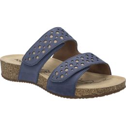 Sandale Josef Seibel "Tonga 86, shark-kombi", Damen, Gr. 39, grau (shark, kombi), Obermaterial: 100% Rindsleder Leather cow., Schuhe Sandale