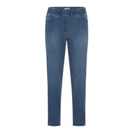 Bequeme Jeans RAPHAELA BY Brax "Style CAVINA FRINGE", Herren, Gr. 36, Normalgr&ouml;&szlig;en, jeans, Denim/Jeans, 50% Baumwolle, 40% Lyocell, 7% Elastomultiester, 3% Elasthan, Jeans
