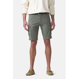 Cargohose MEYER "B-Orlando 1-3040", Herren, Gr. 26, Normalgr&ouml;&szlig;en, oliv, 96% Baumwolle, 4% Elasthan, unifarben, regular fit kurz, Hosen Cargohose, in Regular-Fit