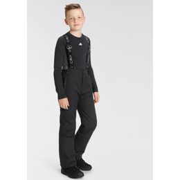 Schneehose CMP "SALOPETTE - f&uuml;r Kinder", Kinder, Gr. 152, N-Gr, schwarz, Obermaterial: 100% Polyester. Futter: 100% Polyester. Wattierung: 100% Polyester, unifarben, Hosen Schneehose, f&uuml;r Kinder