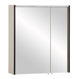 Pharao24.de Spiegelschrank Badschrank Spiegel mit Dreht&uuml;ren 64 cm breit