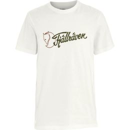 Fj&auml;llr&auml;ven FJ&Auml;LLR&Auml;VEN Archive Logo T-Shirt Herren - Gr&ouml;&szlig;e XL - wei&szlig;