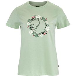 Fj&auml;llr&auml;ven FJ&Auml;LLR&Auml;VEN Fj&auml;llblomster Fox T-Shirt Damen - Gr&ouml;&szlig;e L - gr&uuml;n