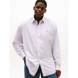 Tommy Hilfiger Big & Tall Langarmhemd "BT - CORE TATTRSALL POP", Herren, Gr. 4XL, N-Gr, medium rot, check, Web, Obermaterial: 100% Baumwolle, TOMMY HILFIGER BIG & TALL, regular fit normal, Manschette, Hemden, Gro&szlig;e Gr&ouml;&szlig;en, Button-down-Kragen, regular fit