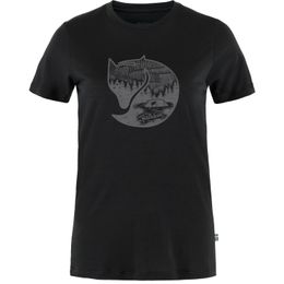 Fj&auml;llr&auml;ven FJ&Auml;LLR&Auml;VEN Abisko Wool Fox Funktionsshirt Damen - Gr&ouml;&szlig;e XL - schwarz