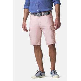 Cargohose MEYER "B-Orlando 1-3040", Herren, Gr. 54, Normalgr&ouml;&szlig;en, rosa, 96% Baumwolle, 4% Elasthan, unifarben, regular fit kurz, Hosen Cargohose, in Regular-Fit