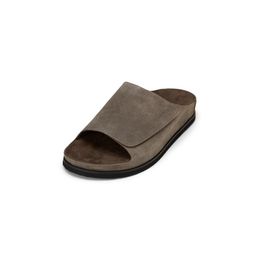 Marc O'Polo Sandale MARC O'POLO "mit breitem Klettverschluss", Herren, Gr. 45, schwarz nickle, Obermaterial: 100% Leder (Rind), unifarben, Schuhe Sandale