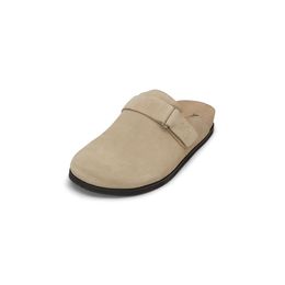 Marc O'Polo Sandale MARC O'POLO "mit vorgeformtem Fu&szlig;bett", Herren, Gr. 42, dusty sand, Obermaterial: 100% Leder (Rind), unifarben, Schuhe Sandale