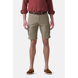 Cargohose MEYER "B-Orlando 1-3040", Herren, Gr. 24, Normalgr&ouml;&szlig;en, schlamm, 96% Baumwolle, 4% Elasthan, unifarben, regular fit kurz, Hosen Cargohose, in Regular-Fit