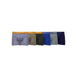 Boxershorts LINDBERGH "Unterhose", Herren, Gr. L, mixed box 226a, Obermaterial: 70% Viskose, 25% Baumwolle, 5% Elasthan, Unterhosen