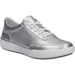 Sneaker Josef Seibel "Claire 29, silber", Herren, Gr. 37, silber, Obermaterial: 100% Rindsleder Leather cow., Schuhe Sneaker