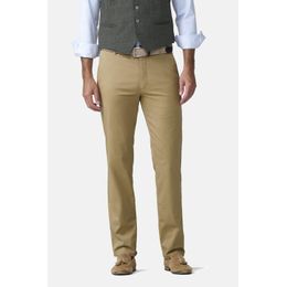MEYER Herren Chinos "New York 1-5074", beige, Gr. 24, unifarben, 98% Baumwolle, 2% Elasthan, Hosen, in Regular-Fit