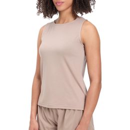 Tanktop Energetics "DA.-TANK-SHIRT OGDA SL W", Damen, Gr. S, braun smoke, Obermaterial: 62% Polyester, 33% Lyocell, 5% Elasthan, Tops Tanktop, sportlicher Stil, f&uuml;r Training und Freizeit, leichtes Material