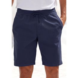 Shorts John Devin "Bermuda", Herren, Gr. XXL (60/62), N-Gr, navy, Web, Obermaterial: 97% Baumwolle, 3% Elasthan, unifarben, regular fit kurz, Hosen Shorts, kurze Hose aus elastischer Baumwoll-Qualit&auml;t
