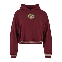 Kapuzenpullover Rocawear "Rocawear Damen Rocawear Kansas Hoody", Damen, Gr. 3XL, burgundy, 80% Baumwolle, 20% Polyester, mehrfarbig, relaxed fit, ohne Ausschnitt, Pullover Kapuzenpullover