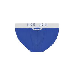 String WOH "String Sexy Fun Tanga-Slip 1er Pack", Damen, Gr. L, blau, Obermaterial: 95% Baumwolle CO. 5% Elasthan EL., Unterhosen String