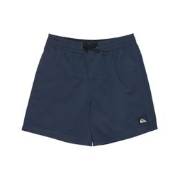 Badeshorts Quiksilver "EVERYDAY VOLLEY YTH 14", Kinder, Gr. 10 (134/140), N-Gr, blau (schwarz navy), Web, Baumwolle, Polyester, unifarben, Badehosen Badeshorts, f&uuml;r Kinder und Jugendliche, bequeme Passform