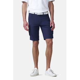 Cargohose MEYER "B-Orlando 1-3040", Herren, Gr. 23, Normalgr&ouml;&szlig;en, marine, 96% Baumwolle, 4% Elasthan, unifarben, regular fit kurz, Hosen Cargohose, in Regular-Fit
